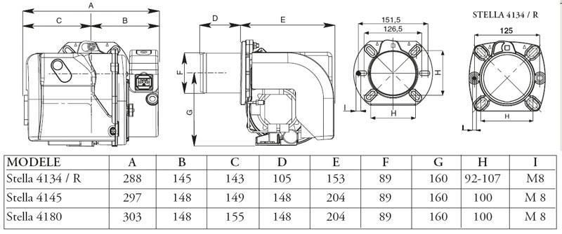 Brûleur Fioul ATLANTIC à pulvérisation mécanique STELLA, Réf.071905 ...